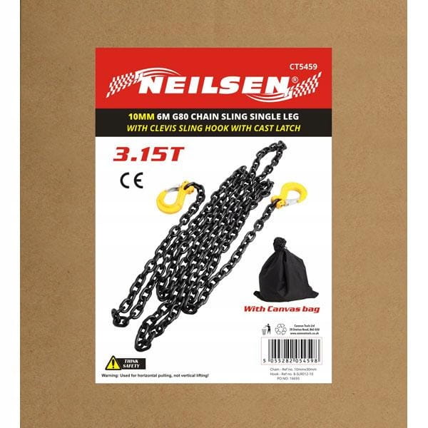 HAK KLAMRA BLACHARSKA ŁAŃCUCH SZCZĘKA 6m 3150kg - Autona